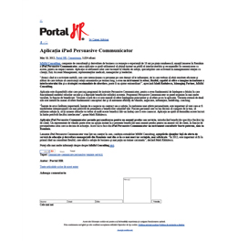 Persuasive Communicator iPad Application